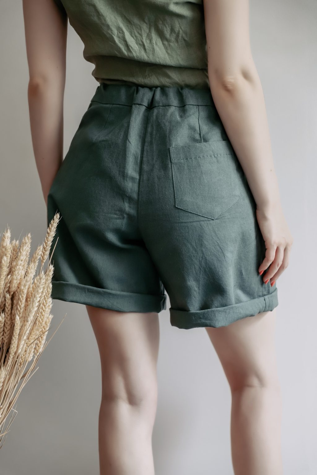 ZOSYA Linen Shorts • Pavietra